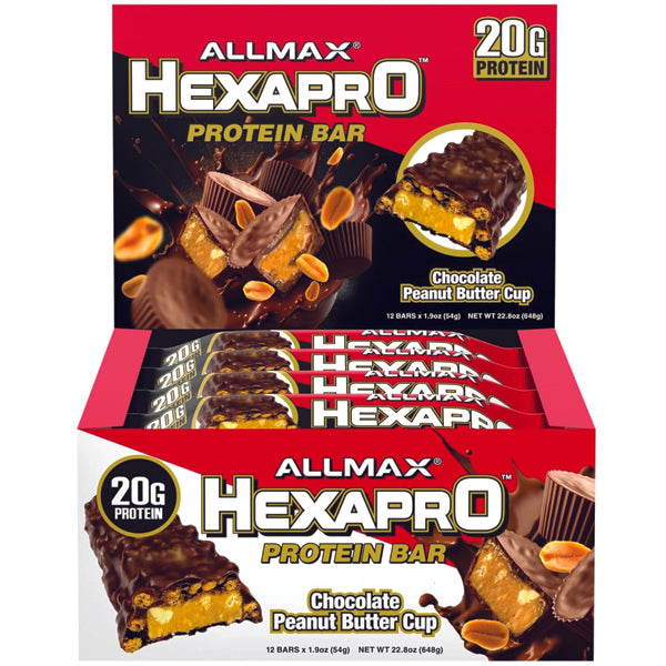 AllMax Hexapro Protein Bars 12pk