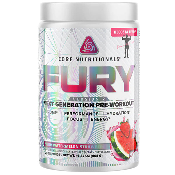 Core Nutritionals Fury V2 Pre-Workout 40/20 Servings