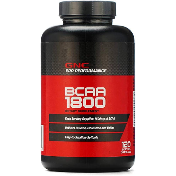 GNC Pro Performance BCAA 1800mg 120 Capsules