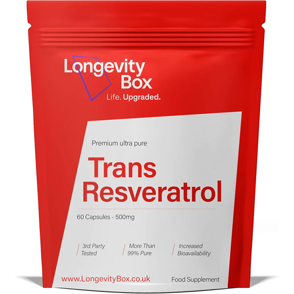 Longevity Box Trans Resveratrol Capsules