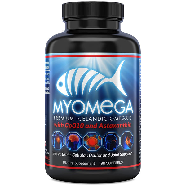 Myogenix Myomega Omega-3 with CoQ10 & Astaxanthin Softgels