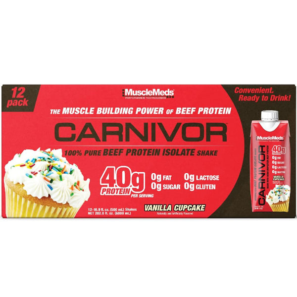 MuscleMeds Carnivor Beef Protein Isolate Shake 12pk