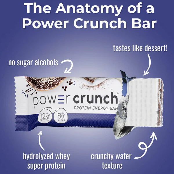 Power Crunch Protein Energy High Protein Bar 12pk