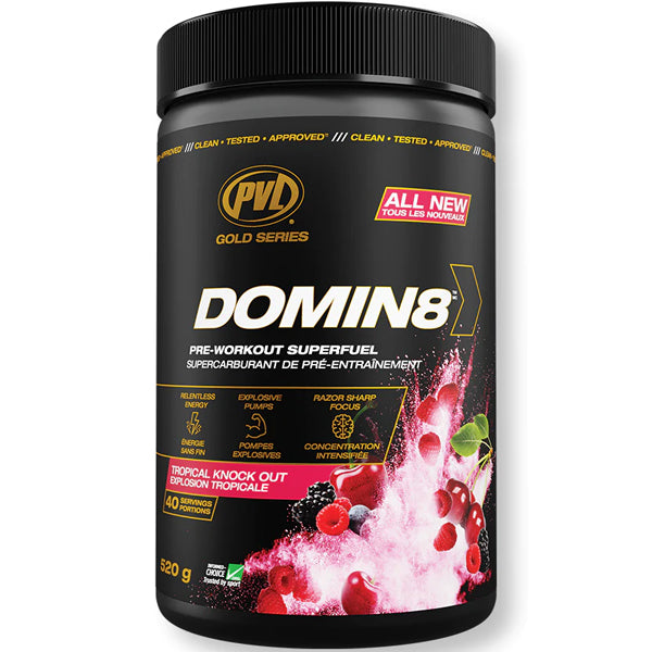 PVL Domin8 Pre-Workout 20 Servings
