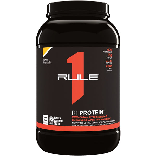 Rule1 R1 Isolate & Hydrolyzed Whey Protein 2lbs