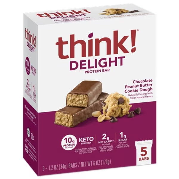 Think! Delight Keto Protein Bars 5pk