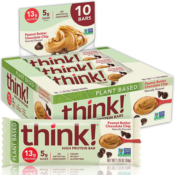 Think! Plant Based High Protein Bars 10pk
