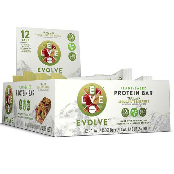 Evolve Plant-Based Protein Bars 12pk