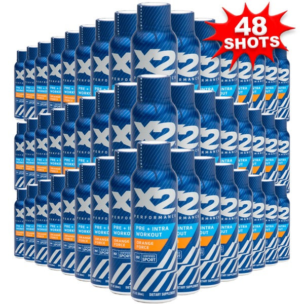 X2 Performance Pre + Intra Workout Liquid Shots