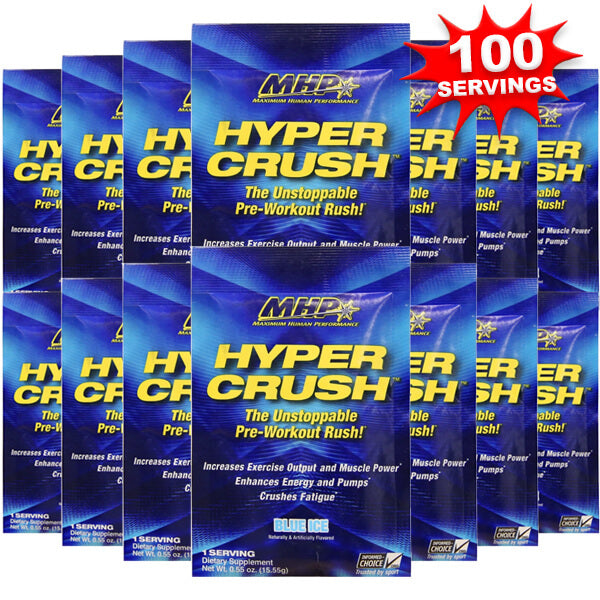MHP Hyper Crush Pre-Workout Singles 100pk